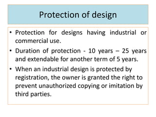 Industrial design ipr | PPTX