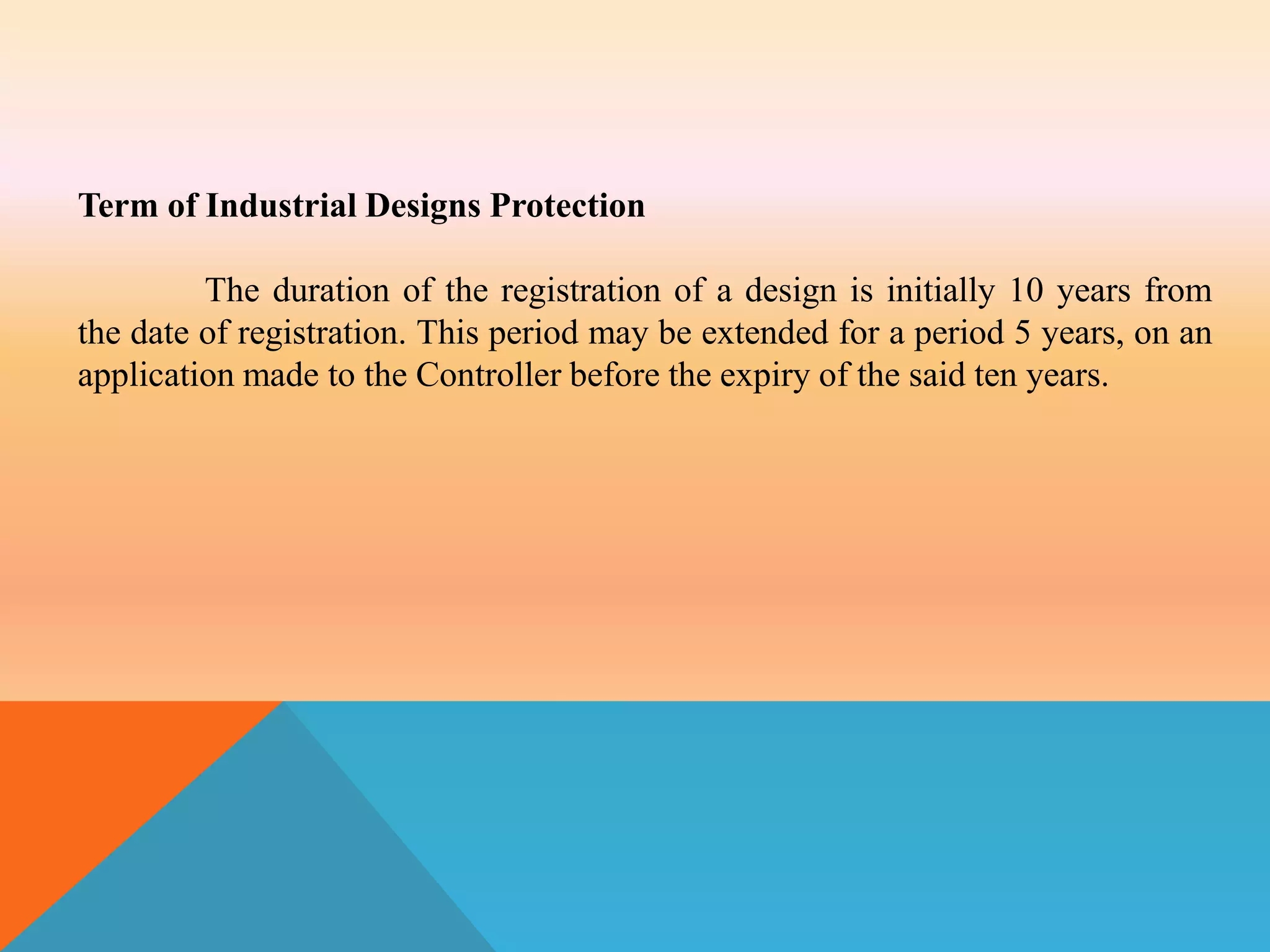 Industrial designs in IPR | PPTX
