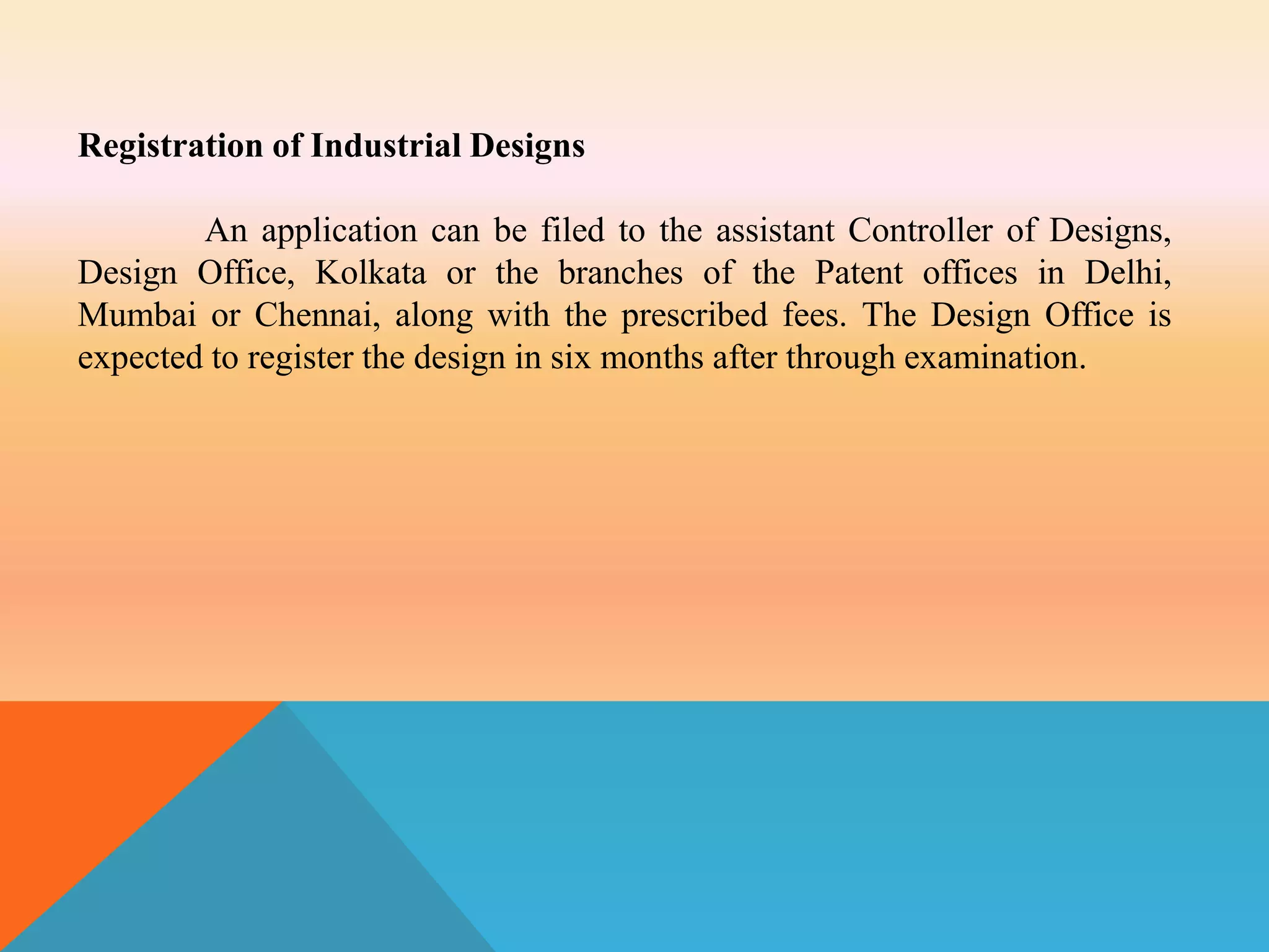 Industrial designs in IPR | PPTX