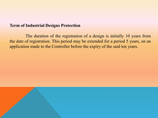 Industrial designs in IPR | PPTX