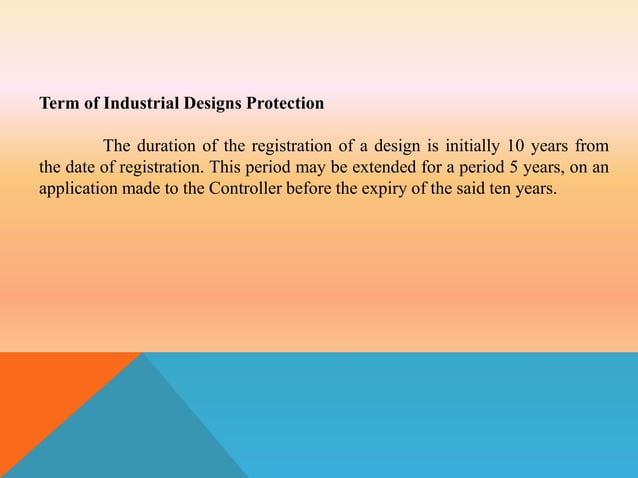 Industrial designs in IPR | PPTX