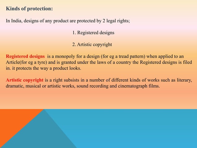 Industrial designs in IPR | PPTX