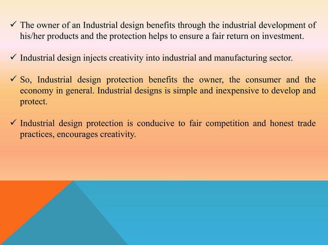 Industrial designs in IPR | PPT