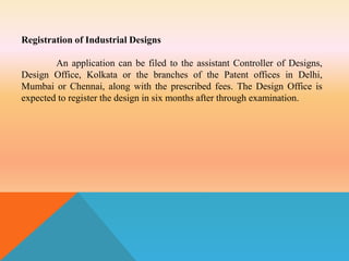 Industrial designs in IPR | PPTX