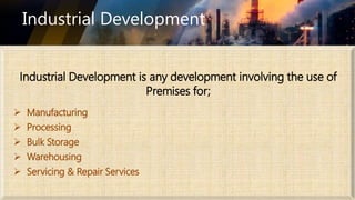 Industrial development; Steps Taken by The Government to Improve ...