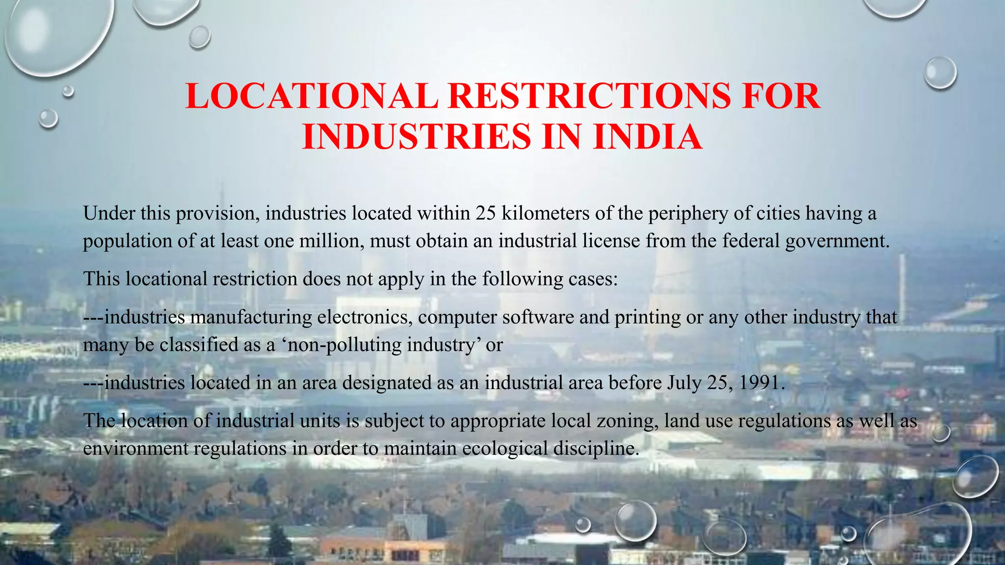 Industrial development and regulation act, 1951 | PPTX