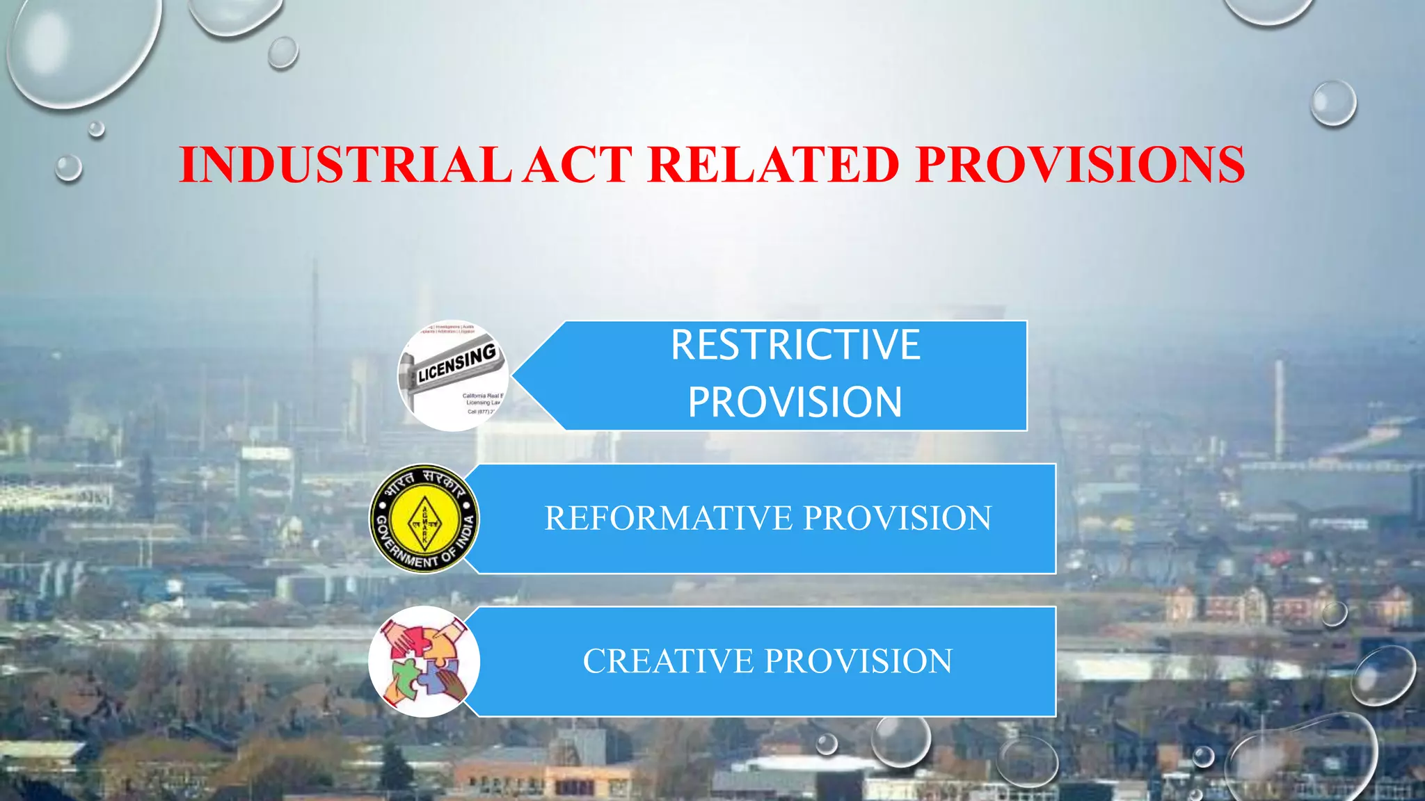 Industrial development and regulation act, 1951 | PPTX