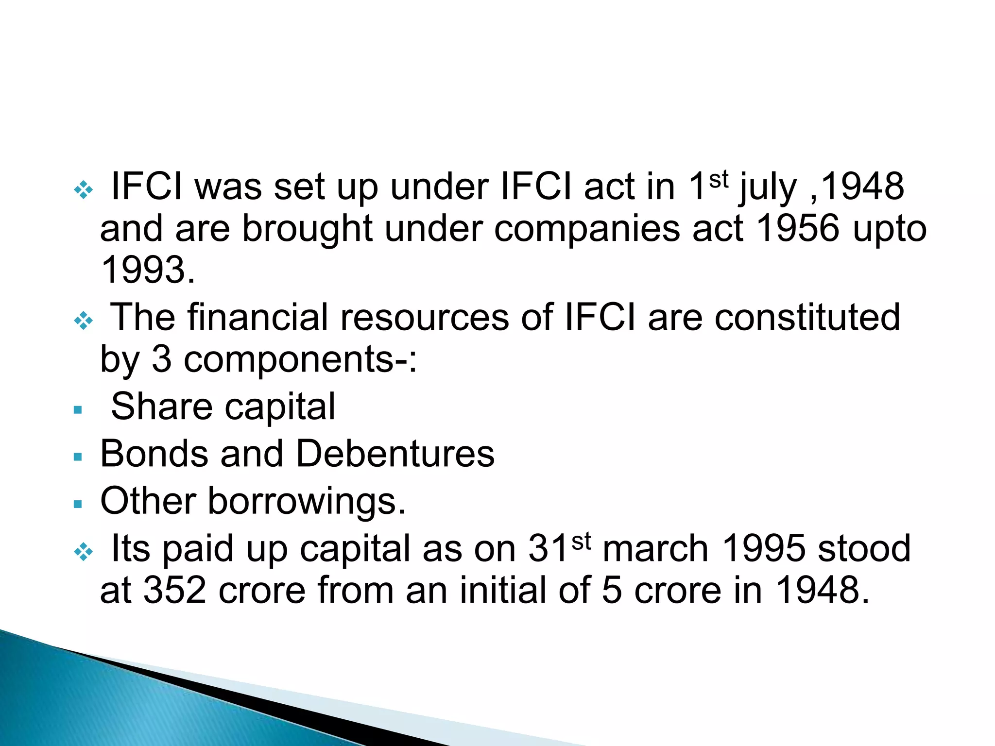 Industrial development bank of india (idbi) | PPTX | Business Banking ...