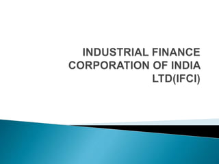 Industrial development bank of india (idbi) | PPTX