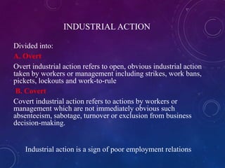 Industrial dispute | PPTX | Law
