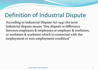Industrial dispute | PPTX