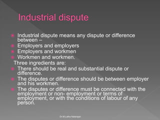 Industrial disputes | PPT