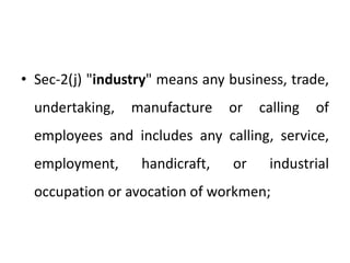 Industrial disputes act | PPT