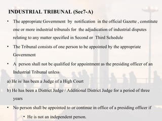 Industrial Dispute Act 1947 | PPT