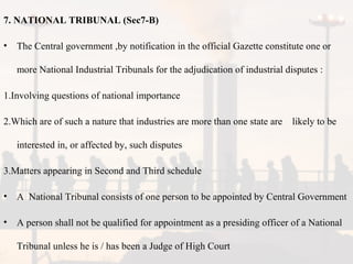 Industrial Dispute Act 1947 | PPT