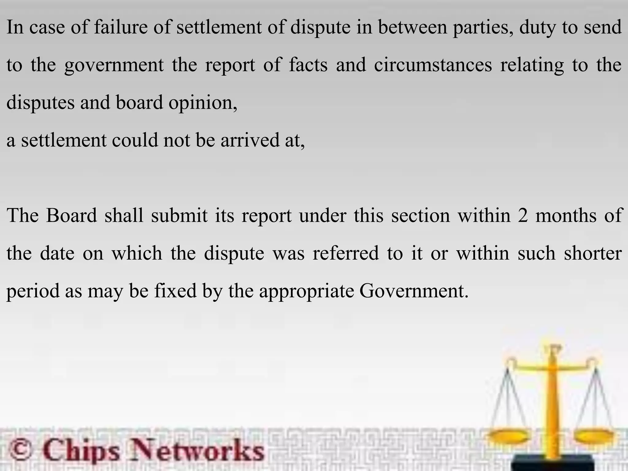 Industrial disputes and settlements | PDF