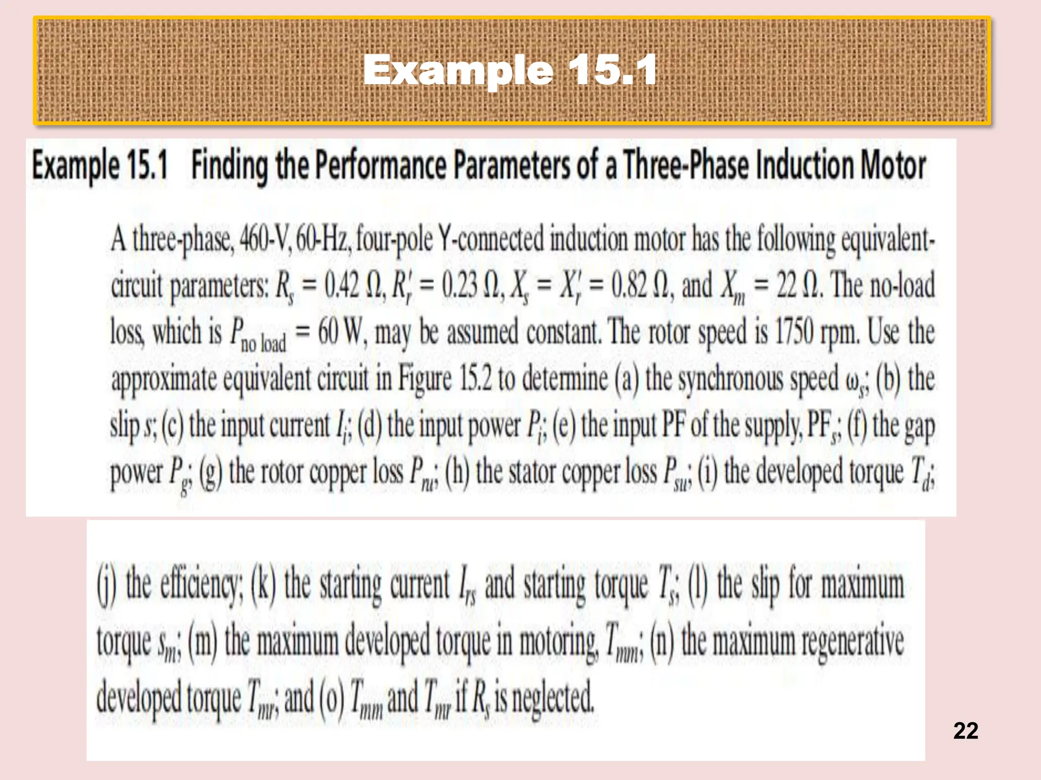 INDUSTRIAL DRIVES Induction motor drive Performance characteristics ...