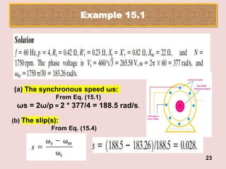 INDUSTRIAL DRIVES Induction motor drive Performance characteristics ...