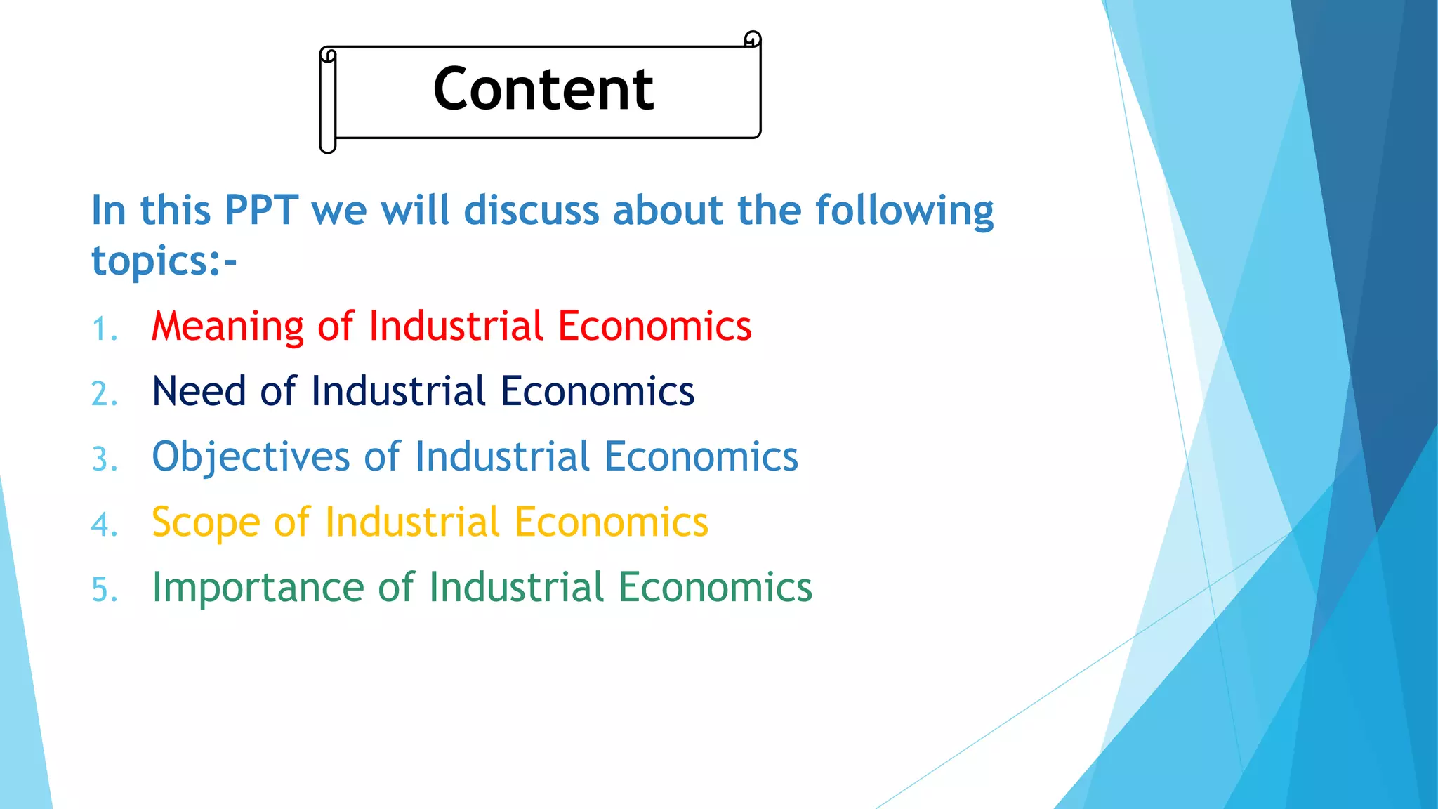 Industrial economics (1) | PPT