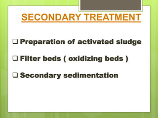 Industrial effluents sewage treatment | PPTX