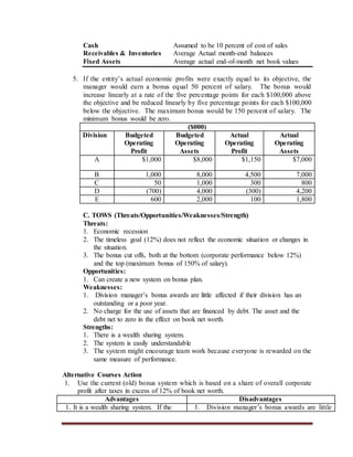 Industrial case study managerial | DOCX