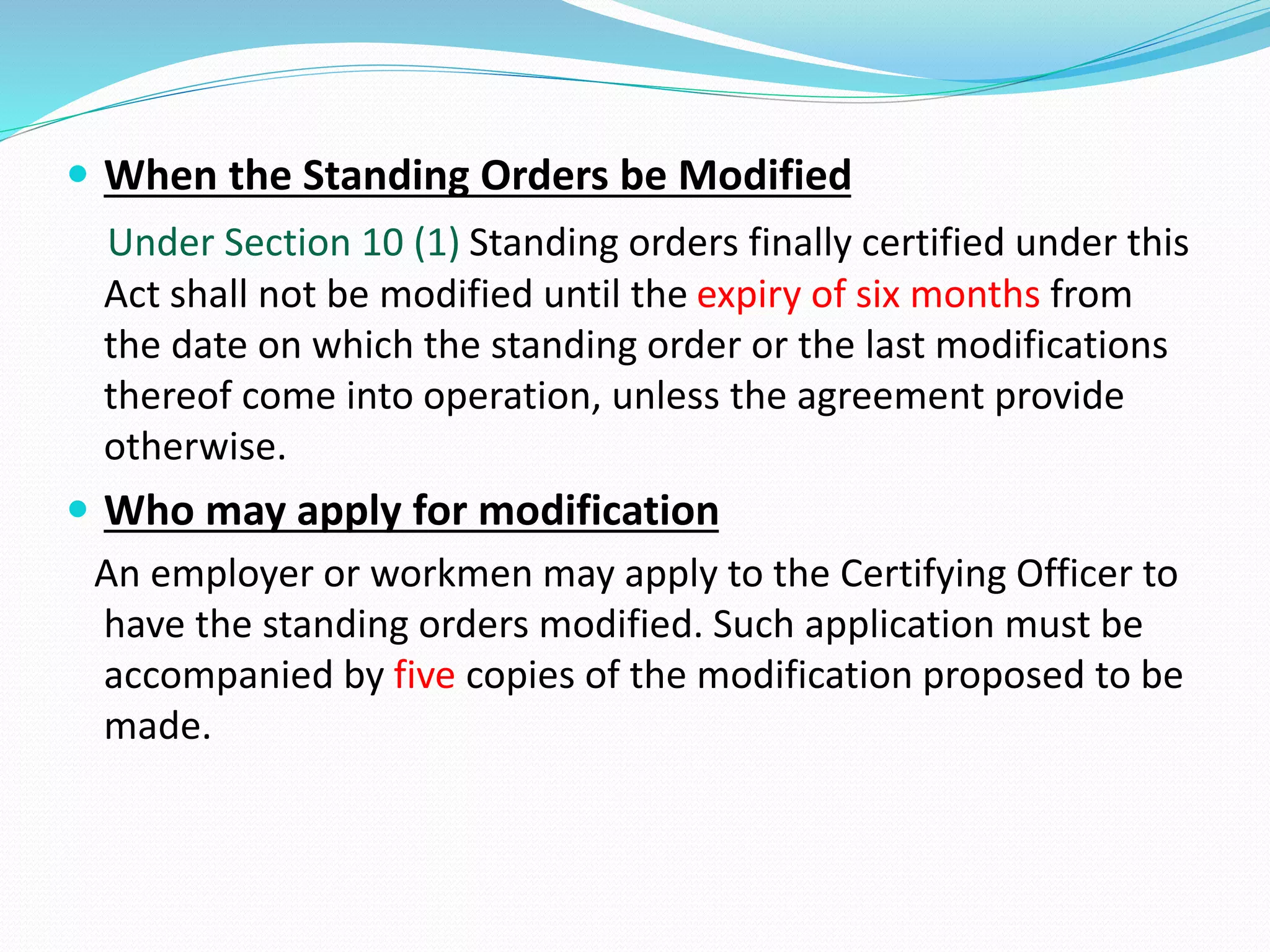 Industrial employment(standing orders ) act 1946 | PPTX