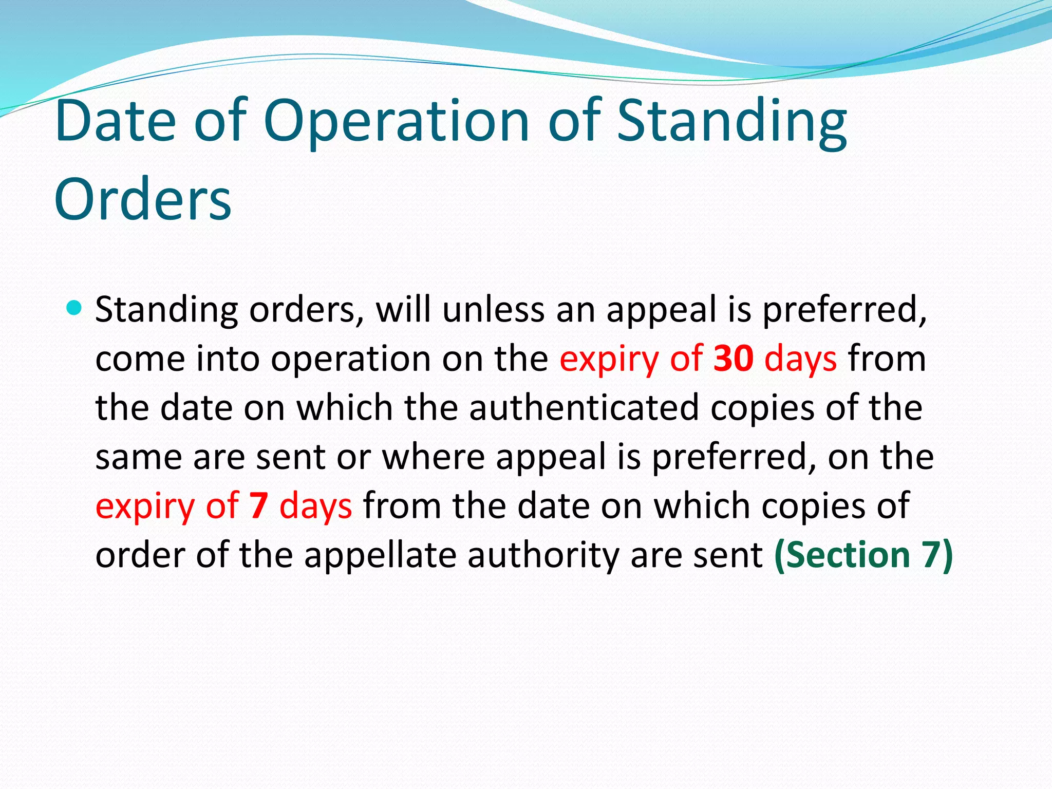 Industrial employment(standing orders ) act 1946 | PPTX