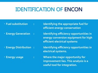 Industrial energy auditing and reporting | PPTX