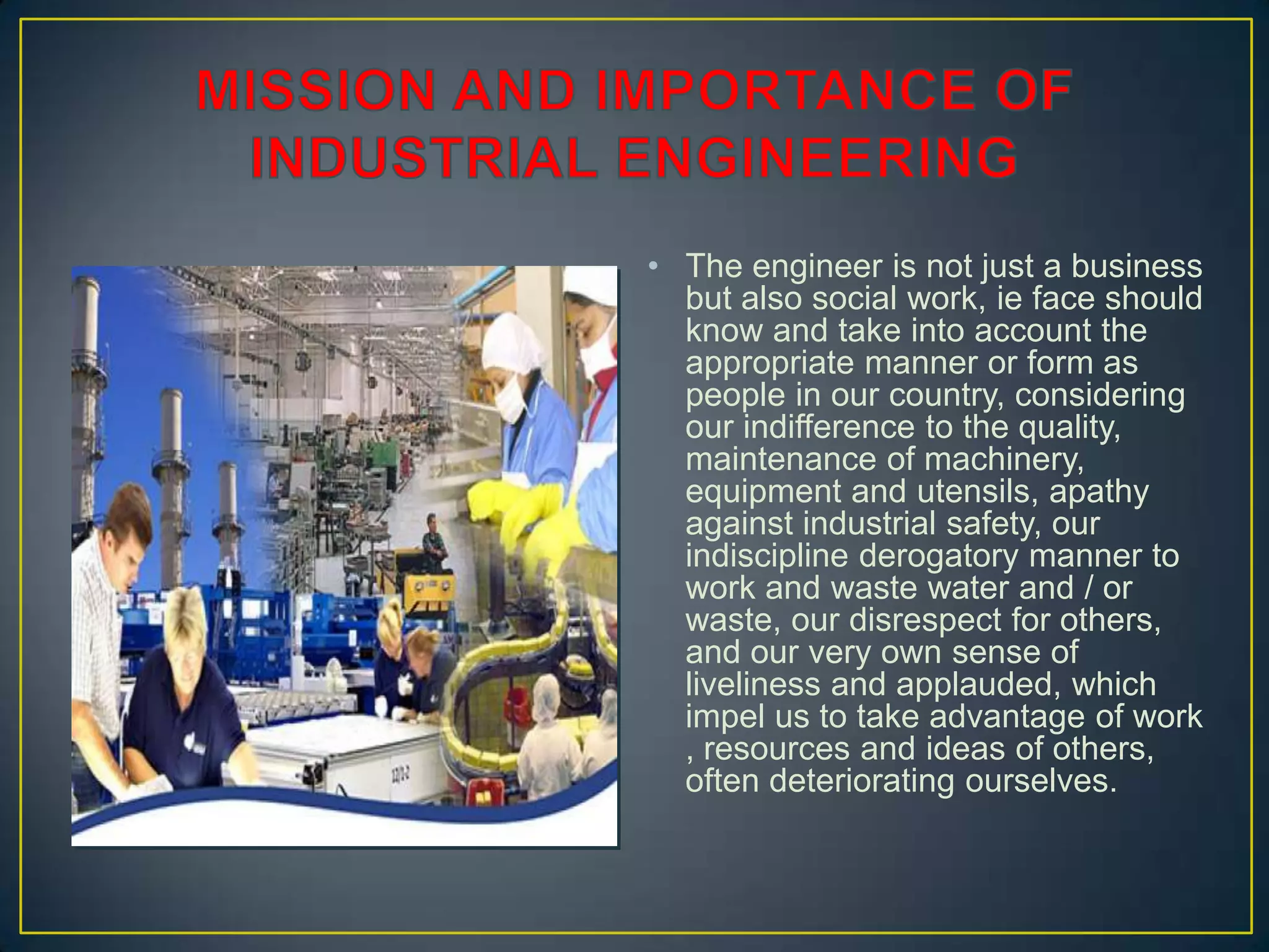 Industrial engineering | PPTX