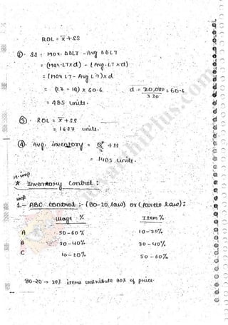 Industrial Engineering 2 Mechanical Engineering Handwritten classes ...
