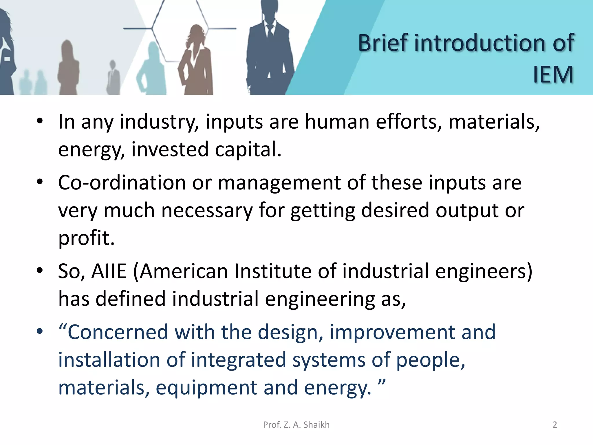 Industrial engineering and management | PDF