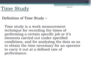 Industrial engineering for apparel production | PPTX