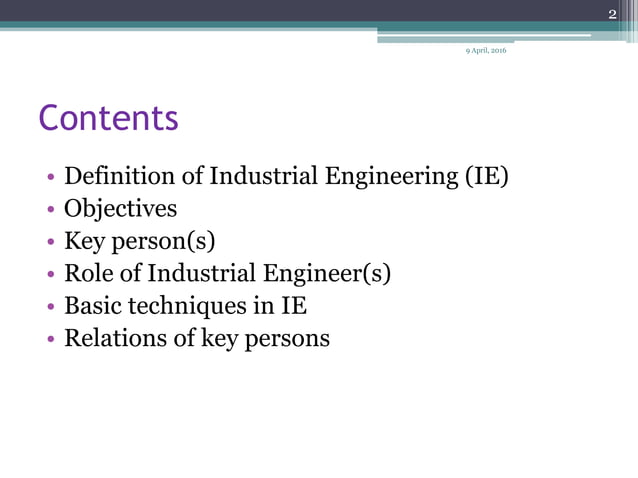 Industrial engineering for apparel production | PPTX