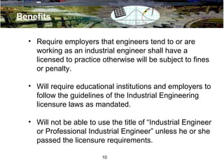 Industrial Engineering Law | PPT
