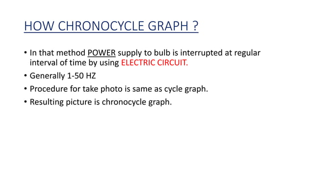 CYCLE AND CHRONOCYCLE GRAPH | PPTX | Photography | Arts and Crafts