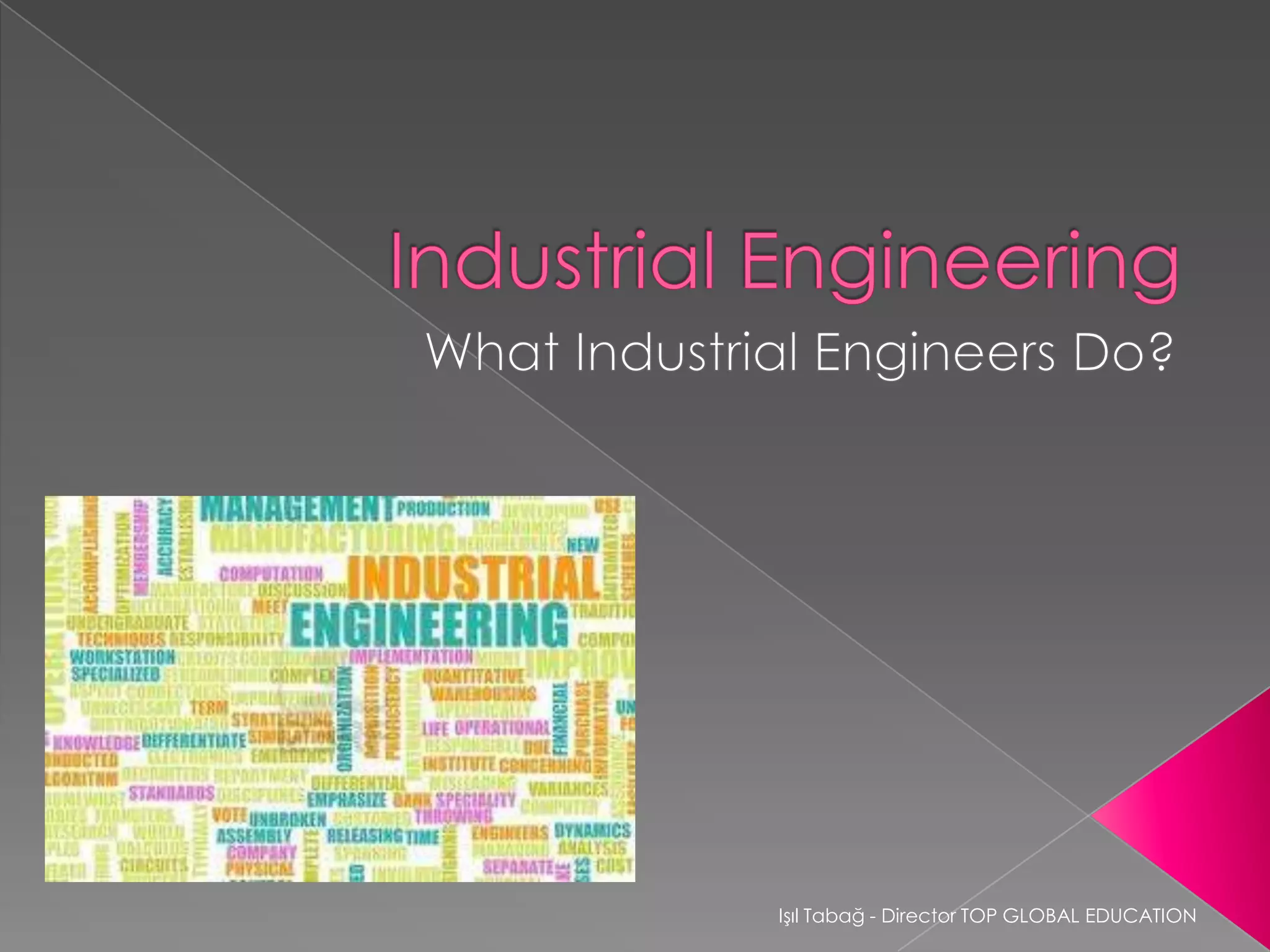 Industrial engineering presentation | PPTX