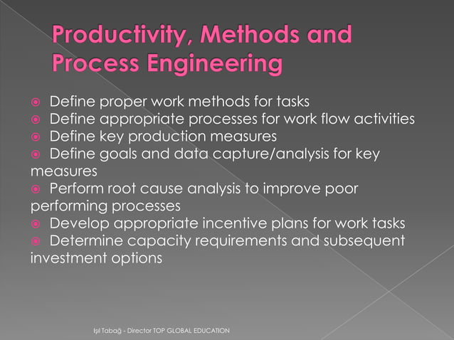Industrial engineering presentation | PPTX | Mechanical and Industrial ...