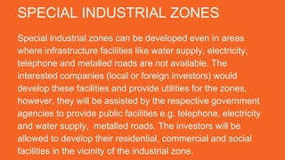 Industrial estate and special industrial zones | PPTX