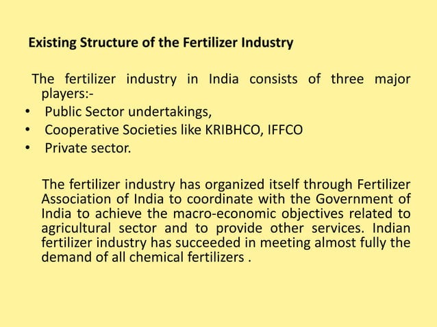 Industrial fertilizerrs ppt | PPT