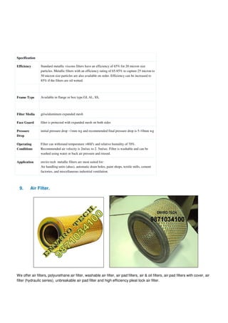 Industrial filters | PDF