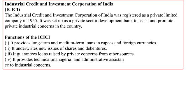 Industrial finance | PPTX | Business Banking & Finance | Business