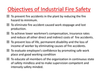 Industrial fire safety | PPTX