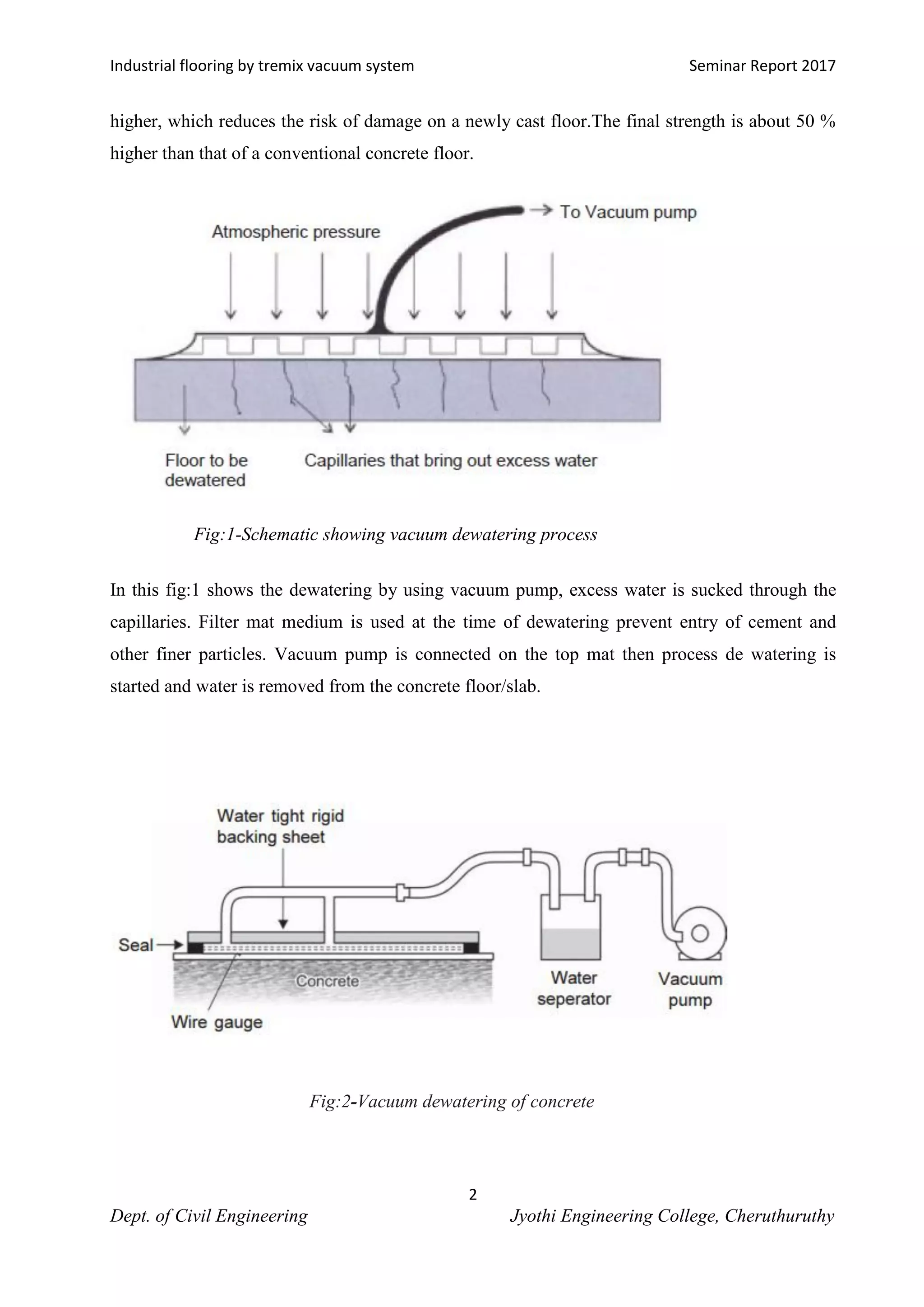 Industrial flooring by tremix vacuum system | PDF