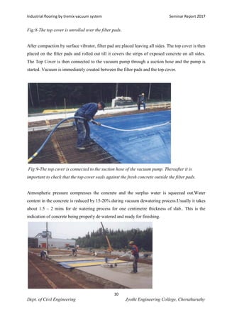 Industrial flooring by tremix vacuum system | PDF
