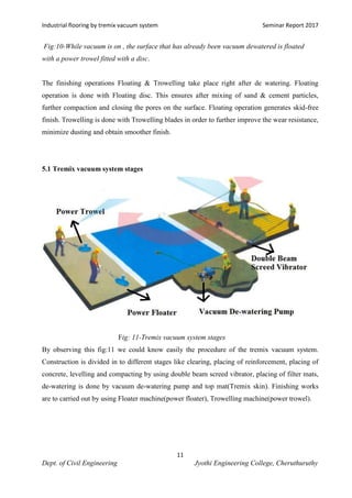 Industrial flooring by tremix vacuum system | PDF