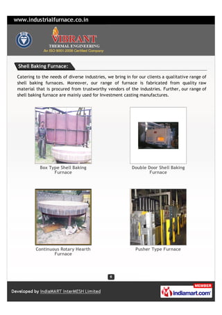 Vibrant Thermal Engineering, Chennai, Industrial Furnace | PDF