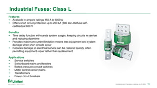 Industrial Fuse Markets, Applications, and Littelfuse Products | PPTX