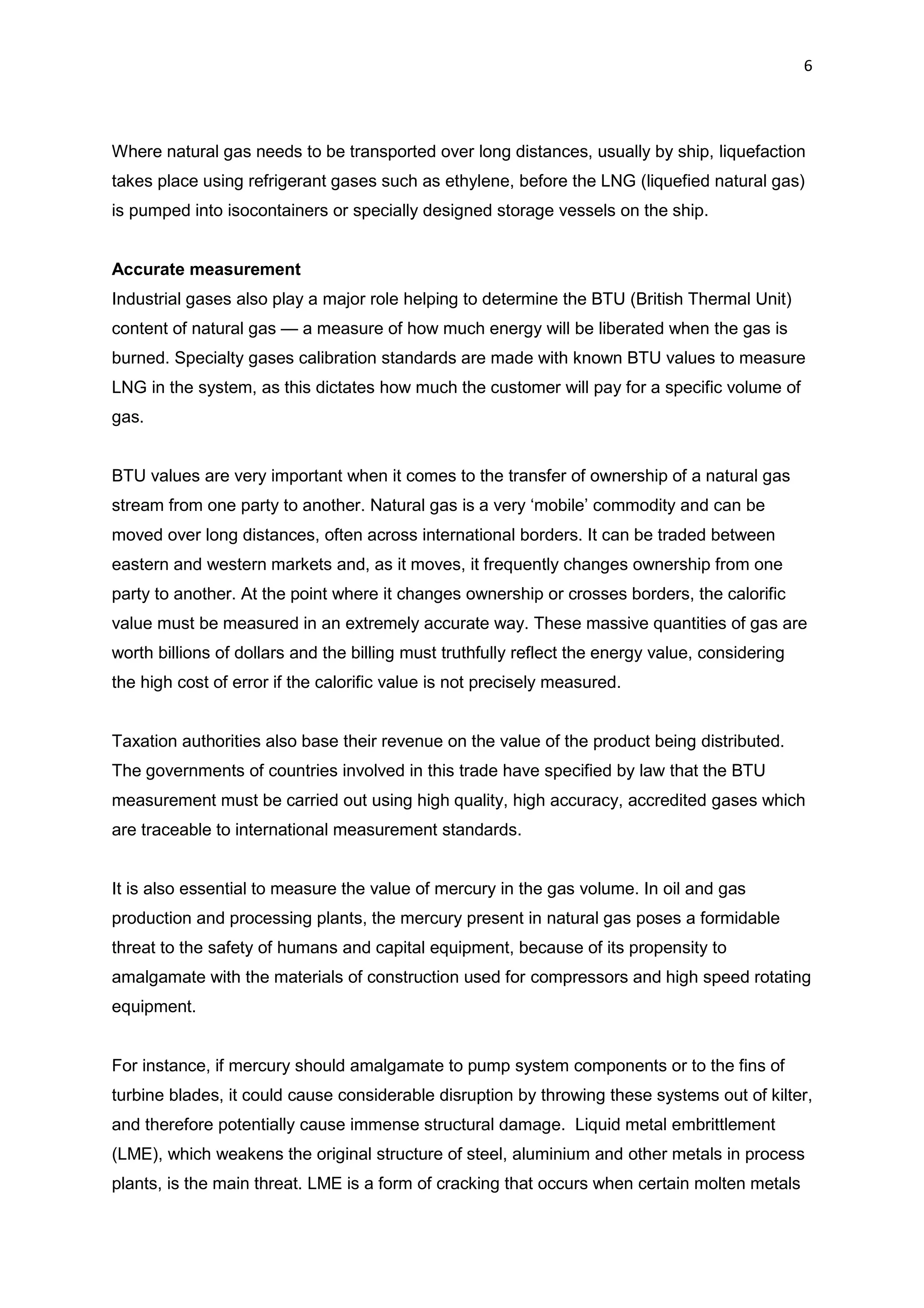 Industrial gases supporting natural gas processing | PDF