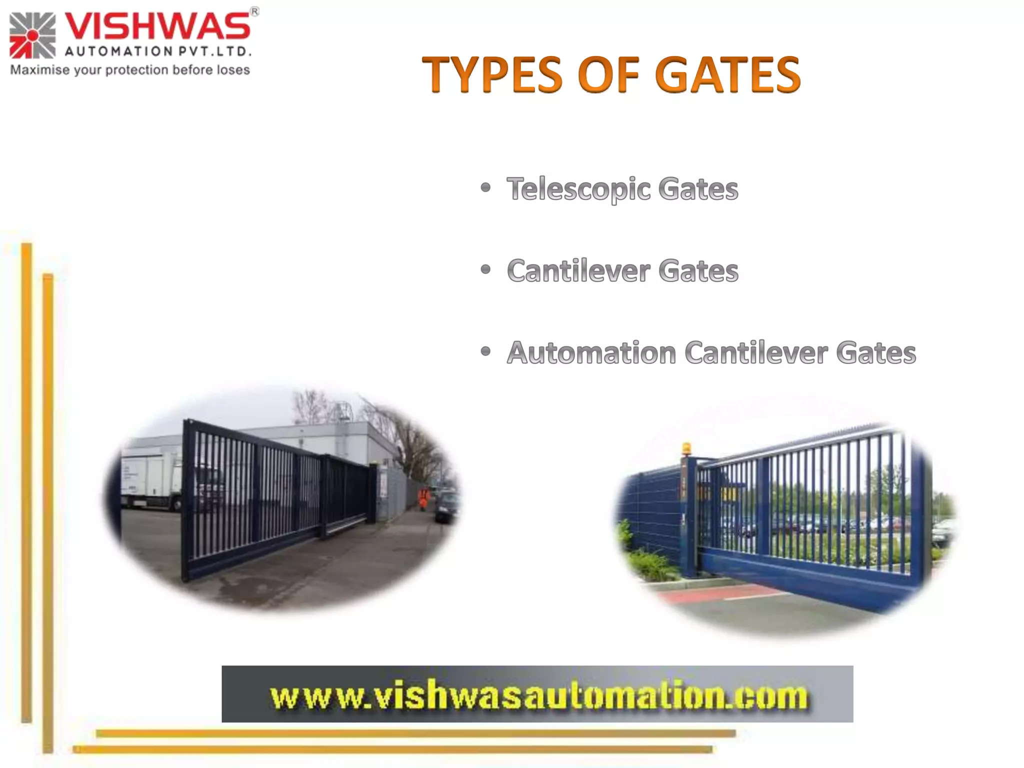 Industrial Gates Manufacturer and Suppliers India | Sliding Gates | PPTX