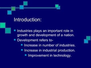 Industrial growth in in | PPT